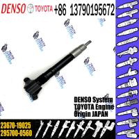 China Common rail fuel injector 23670-0E020 295700-0560 23670-11020 23670-09430 23670-19025 for sale