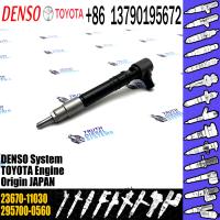 China Common Rail Injector 295700-0560 23670-09430 23670-19025 23670-11020 23670-11030 for TOYOTA engine for sale