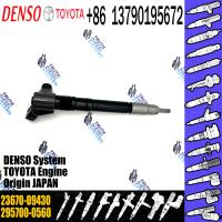 China Injector 295700-0560 0445116015 295700-0560 23670-0E020 23670-09430, 23670-11020, 23670-19025 236700E020 For Toyota for sale
