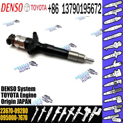 China Fuel injector 095000-7670 23670-09280 for engine pump injector sprayer 095000-7670 23670-09280 for sale