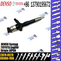 China Injector 095000-7690 Common Rail injector sprayer 23670-09270 For Toyota 1AD-FTV 2AD-FTV for sale