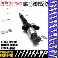 China Brand New Common Rail Fuel Injector 095000-7610 23670-09260 For Toyota for sale