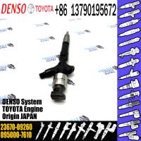 China Brand New Common Rail Fuel Injector 095000-7610 23670-09260 For Toyota for sale
