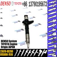 China Brand New Common Rail Fuel Injector 095000-7610 23670-09260 For Toyota for sale