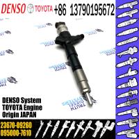 China Brand New Common Rail Fuel Injector 095000-7610 23670-09260 For Toyota for sale