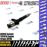 China Injector 23670-0R180 23670-0R050 23670-09190 095000-7330 095000-6680 095000-6970 for TOYOTA engine for sale