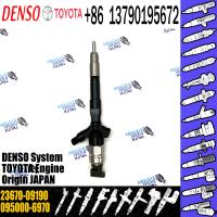 China Injector 23670-0R180 23670-0R050 23670-09190 095000-7330 095000-6680 095000-6970 for TOYOTA engine for sale
