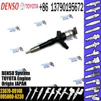 China Fuel injector 095000-6230 095000-7640 095000-7280 095000-6910 For TOYOTA 23670-0R170 23670-09140 for sale