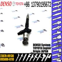 China Brand New Common Rail Fuel Injector 095000-6110 23670-09130 For Toyota Rav4 for sale