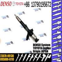 China Brand New Common Rail Fuel Injector 095000-6110 23670-09130 For Toyota Rav4 for sale
