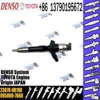 China High Quality diesel fuel injector 095000-6970 095000-7660 common rail injector 23670-09190 23670-0R190 for sale