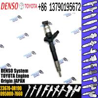 China High Quality diesel fuel injector 095000-6970 095000-7660 common rail injector 23670-09190 23670-0R190 for sale