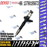China High Quality diesel fuel injector 095000-6970 095000-7660 common rail injector 23670-09190 23670-0R190 for sale