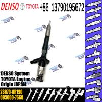 China High Quality diesel fuel injector 095000-6970 095000-7660 common rail injector 23670-09190 23670-0R190 for sale