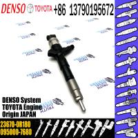 China Injection Nozzle 095000-7680 Common Rail Injector 23670-0R180 For TOYOTA 1AD-FTV 2AD-FTV for sale
