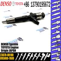 China Injection Nozzle 095000-7680 Common Rail Injector 23670-0R180 For TOYOTA 1AD-FTV 2AD-FTV for sale