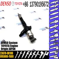 China Injection Nozzle 095000-7680 Common Rail Injector 23670-0R180 For TOYOTA 1AD-FTV 2AD-FTV for sale