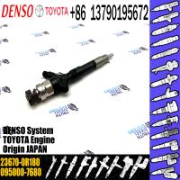 China Injection Nozzle 095000-7680 Common Rail Injector 23670-0R180 For TOYOTA 1AD-FTV 2AD-FTV for sale