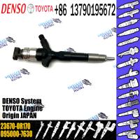 China Injector 095000-7630 23670-0R170 engine pump injector sprayer 095000-7630 23670-0R170 for sale