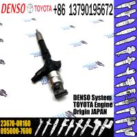 China Fuel Injector 095000-7630 23670-0R170 095000-7600 23670-0R160 For Toyota diesel engine for sale