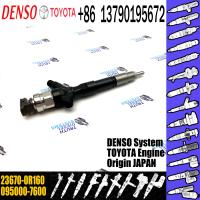 China Fuel Injector 095000-7630 23670-0R170 095000-7600 23670-0R160 For Toyota diesel engine for sale