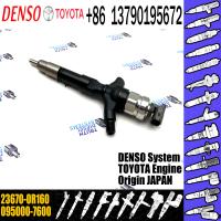 China Fuel Injector 095000-7630 23670-0R170 095000-7600 23670-0R160 For Toyota diesel engine for sale