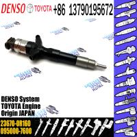 China Fuel Injector 095000-7630 23670-0R170 095000-7600 23670-0R160 For Toyota diesel engine for sale
