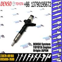 China Fuel Injector 095000-7630 23670-0R170 095000-7600 23670-0R160 For Toyota diesel engine for sale