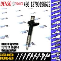 China Injector 095000-7270 095000-6040 for TOYOTA 2AD-FTV 23670-0R170 23670-0R120 23670-0R020 23670-0R070 for sale