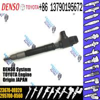 China Common Rail Fuel Injector 295700-0560 23670-0E020 For Toyota Hilux 2GD-FTV for sale