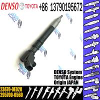 China Common Rail Fuel Injector 295700-0560 23670-0E020 For Toyota Hilux 2GD-FTV for sale