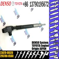 China Common Rail Fuel Injector 295700-0560 23670-0E020 For Toyota Hilux 2GD-FTV for sale