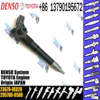 China Common Rail Fuel Injector 295700-0560 23670-0E020 For Toyota Hilux 2GD-FTV for sale