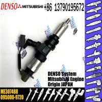 China Genuine new engine diesel common rail injector assy 095000-9720 095000-9722 ME307488 for Mitsubishi 6M60 for sale