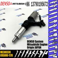 China fast shipping Common Rail Injector 095000-1170 095000-1171 ME300330 for MITSUBISHI 6M60 for sale
