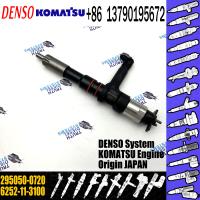 China China made cheap diesel injector 295050-0720 For Komatsu 6252-11-3100 6252113100 for sale