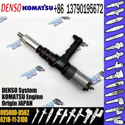 China Injector 9709500-056 095000-0561 095000-0562 for KOMATSU pc400-7 WA500-6 6218-11-3101 6218-11-3100 for sale