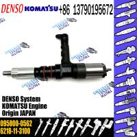 China Injector 9709500-056 095000-0561 095000-0562 for KOMATSU pc400-7 WA500-6 6218-11-3101 6218-11-3100 for sale