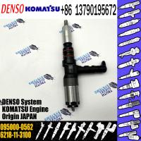 China Injector 9709500-056 095000-0561 095000-0562 for KOMATSU pc400-7 WA500-6 6218-11-3101 6218-11-3100 for sale