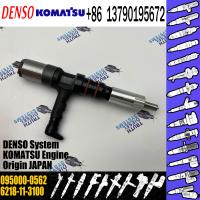 China Injector 9709500-056 095000-0561 095000-0562 for KOMATSU pc400-7 WA500-6 6218-11-3101 6218-11-3100 for sale