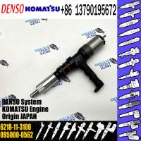 China 6D140 Engine Injector 095000-0562 For 6218-11-3100 PC750-6 PC600-8 PC800-6 for sale