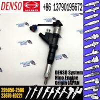 China New Diesel Common Rail Fuel Injector 295050-2580 23670-E0221 For HINO Engine for sale