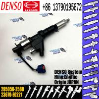 China New Diesel Common Rail Fuel Injector 295050-2580 23670-E0221 For HINO Engine for sale