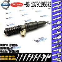 China Common Rail injector 33800-84400 33800-84410 3380084400 BEBE4C09101 For Hyundai Truck D6CB Diesel Engine for sale