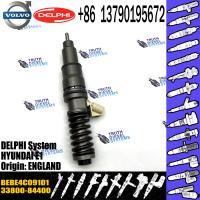 China Common Rail injector 33800-84400 33800-84410 3380084400 BEBE4C09101 For Hyundai Truck D6CB Diesel Engine for sale