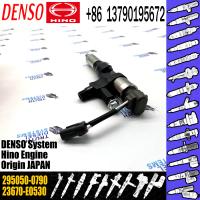 China diesel common rail injector 23670-E0530 diesel engine fuel injector 295050-0790 for HINO J08E 23670-E0530 for sale