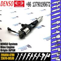 China diesel common rail injector 23670-E0530 diesel engine fuel injector 295050-0790 for HINO J08E 23670-E0530 for sale