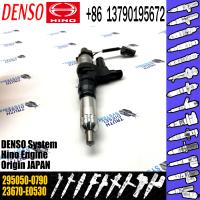 China diesel common rail injector 23670-E0530 diesel engine fuel injector 295050-0790 for HINO J08E 23670-E0530 for sale
