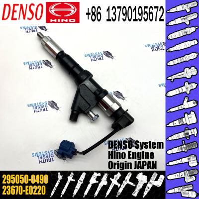 China Injector 23670-E0220 295050-0490 injector for HINO high quality durable injector nozzle 23670-E0220 295050-0490 for sale
