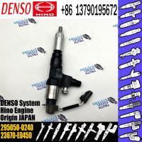 China Injector 295050-0920 295050-0240 For HINO J08E 23670-E0540 23670-E0450 23670 E0450 for sale